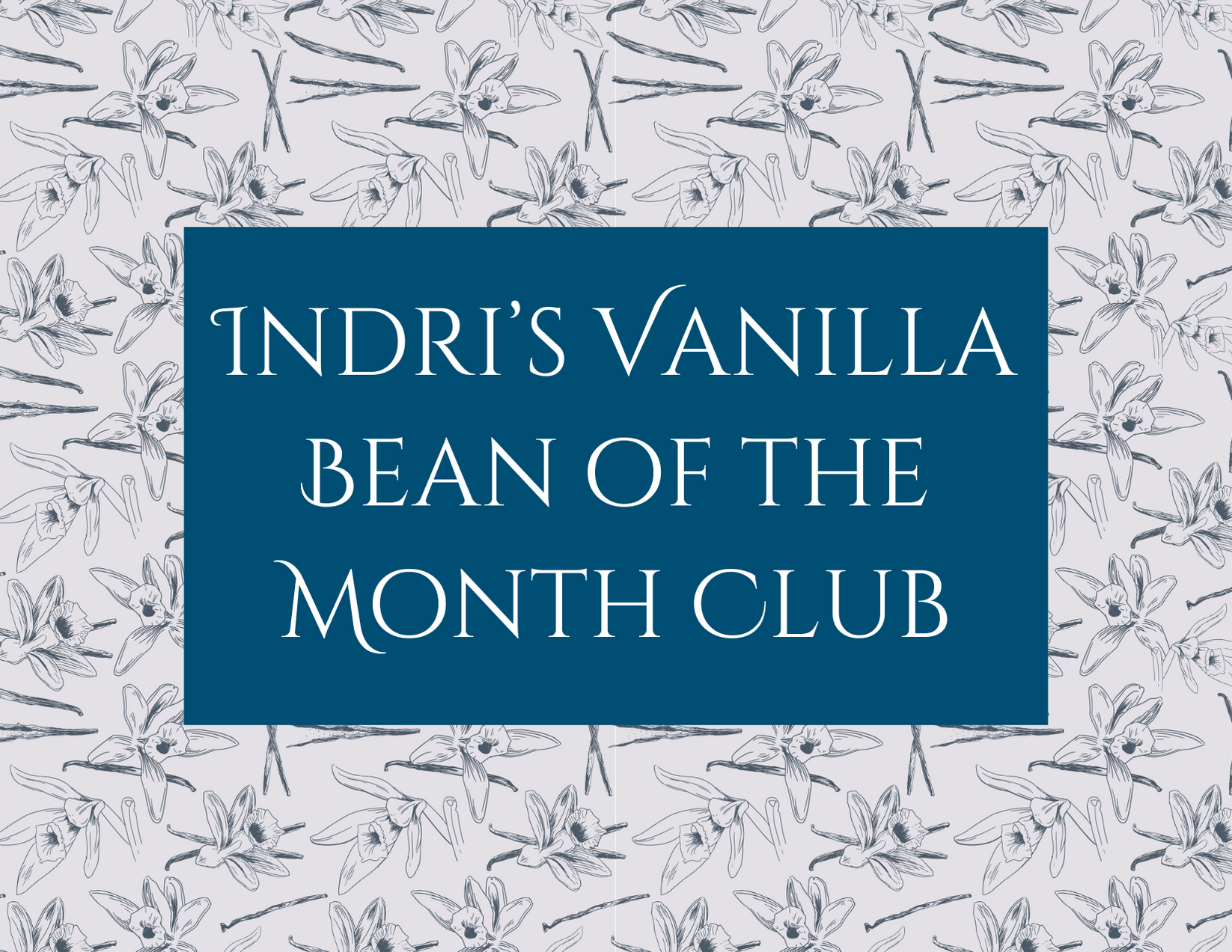 Indri's Vanilla Bean of the Month Club - Now with FREE SHIPPING – IndriVanilla